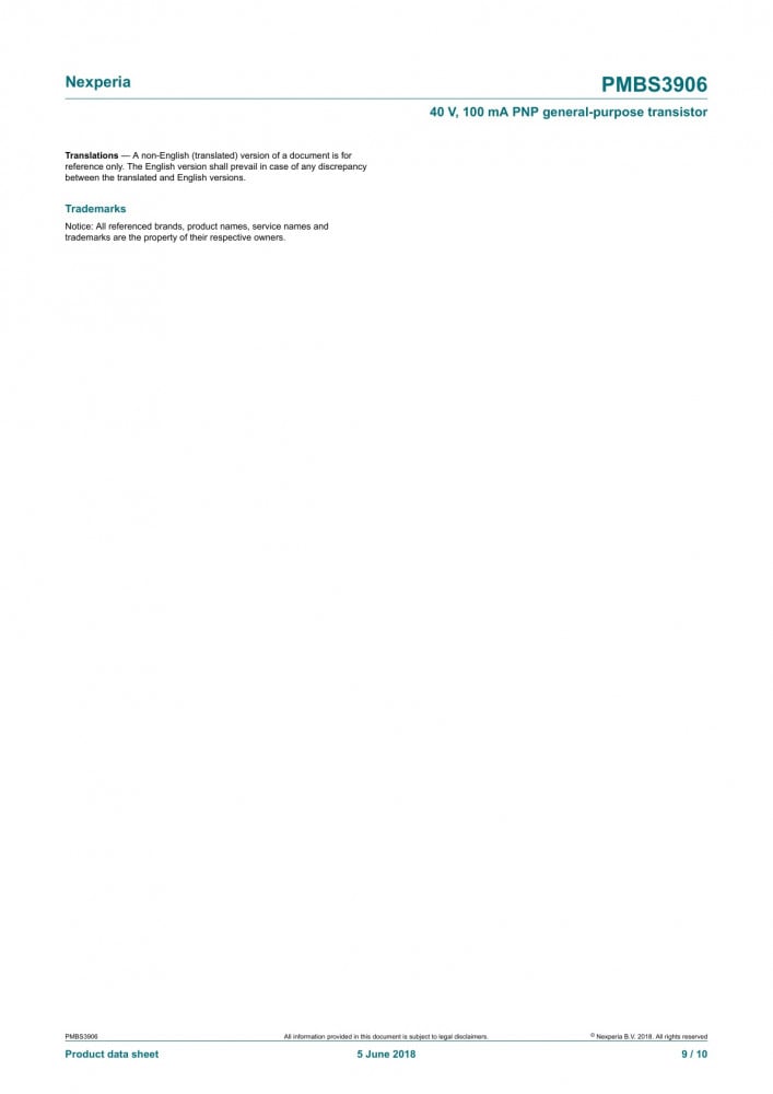 PMBS3906 datasheet page 9