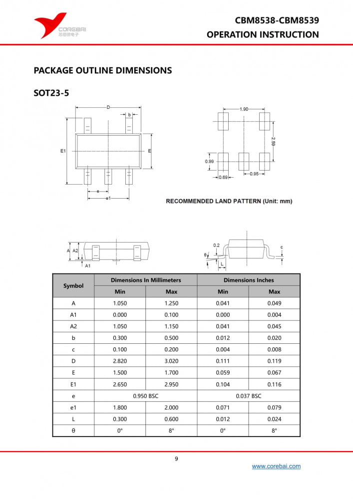 CBM8538AS8 datasheet page 9