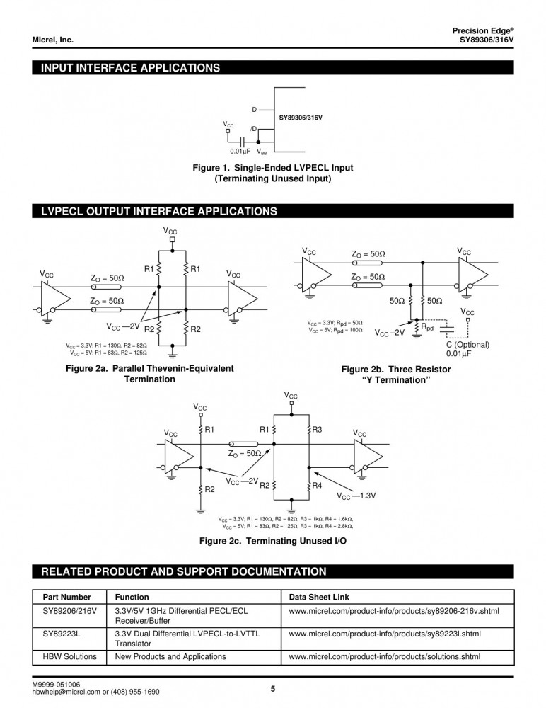 SY89316VMG-TR datasheet page 5