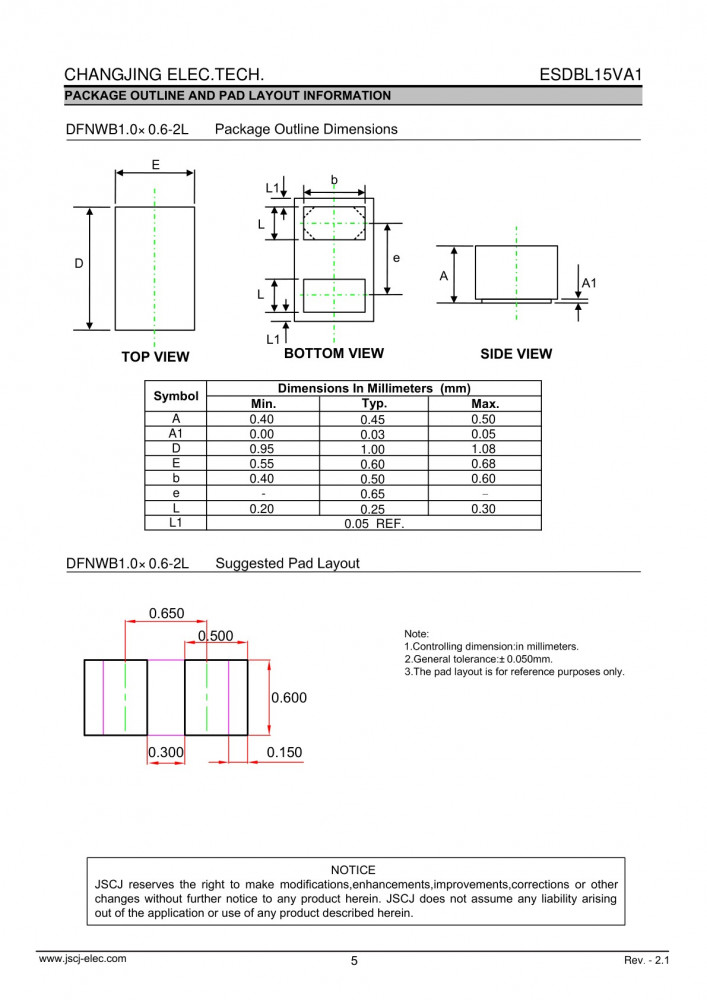 ESDBL15VA1 datasheet page 5