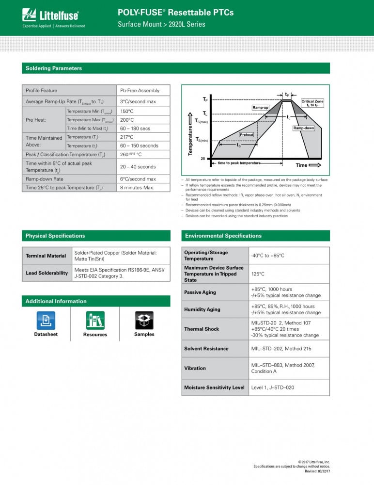 2920L Series datasheet page 3