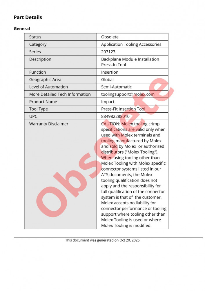 Technical document page 2 for MOLEX 622018784