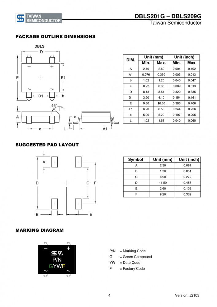 DBLS207G datasheet page 4