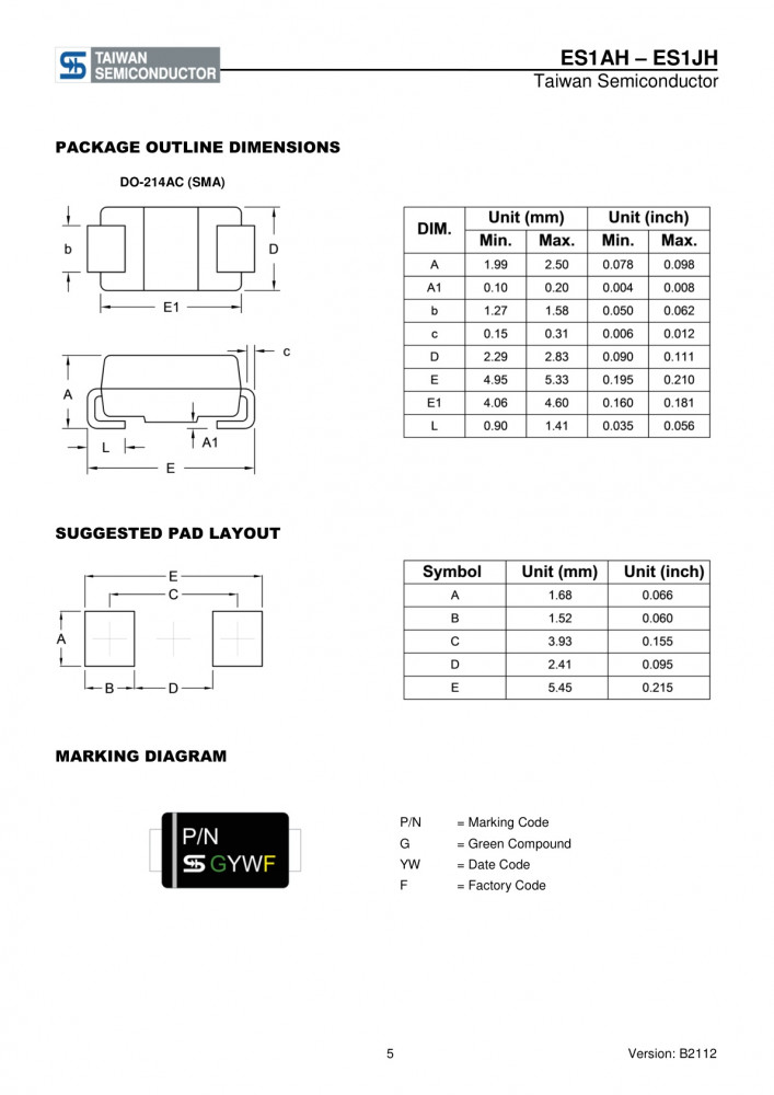 ES1GH datasheet page 5