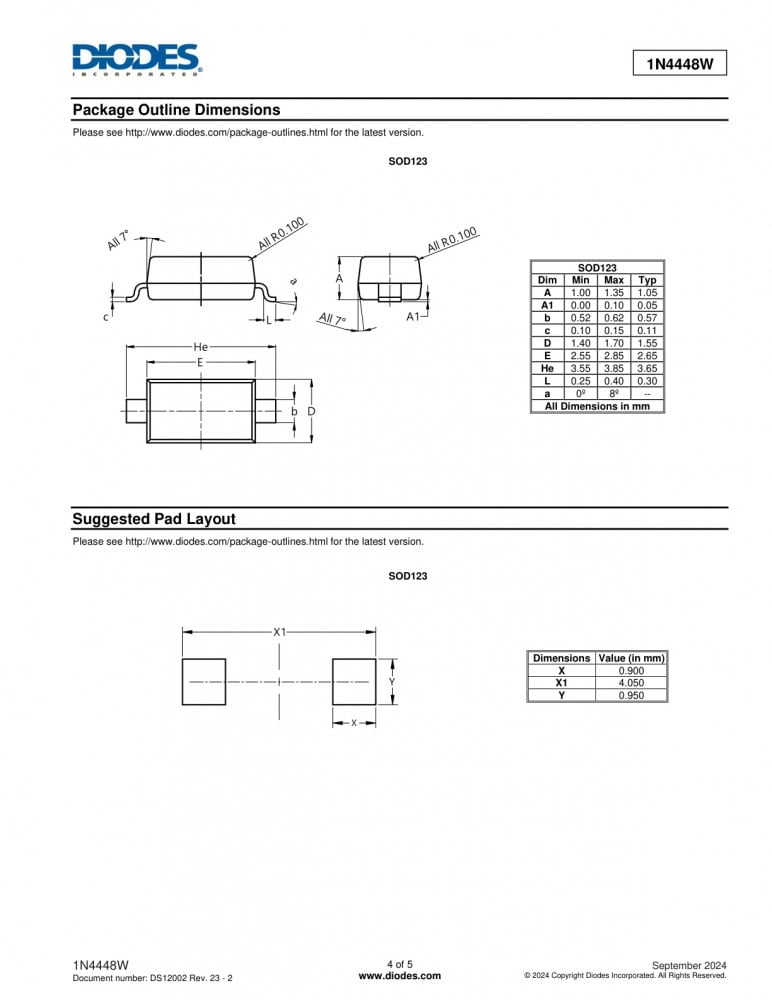 1N4448W-7-F datasheet page 4