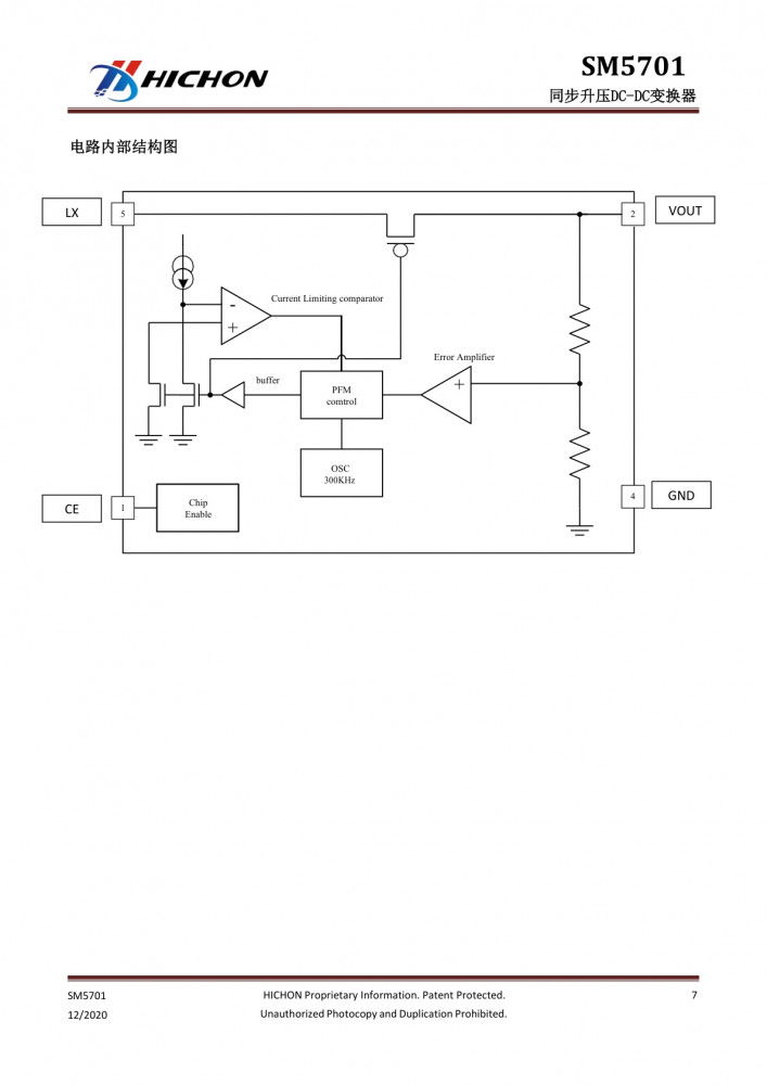 SM5701 datasheet page 6