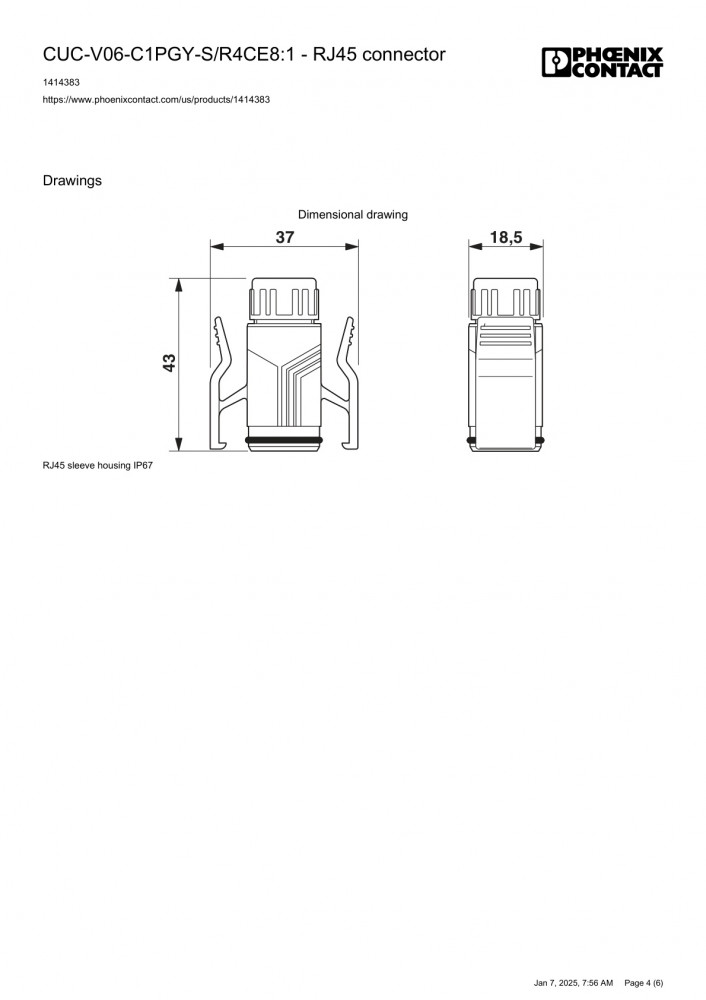 Phoenix Contact 1414383 technical document page 4
