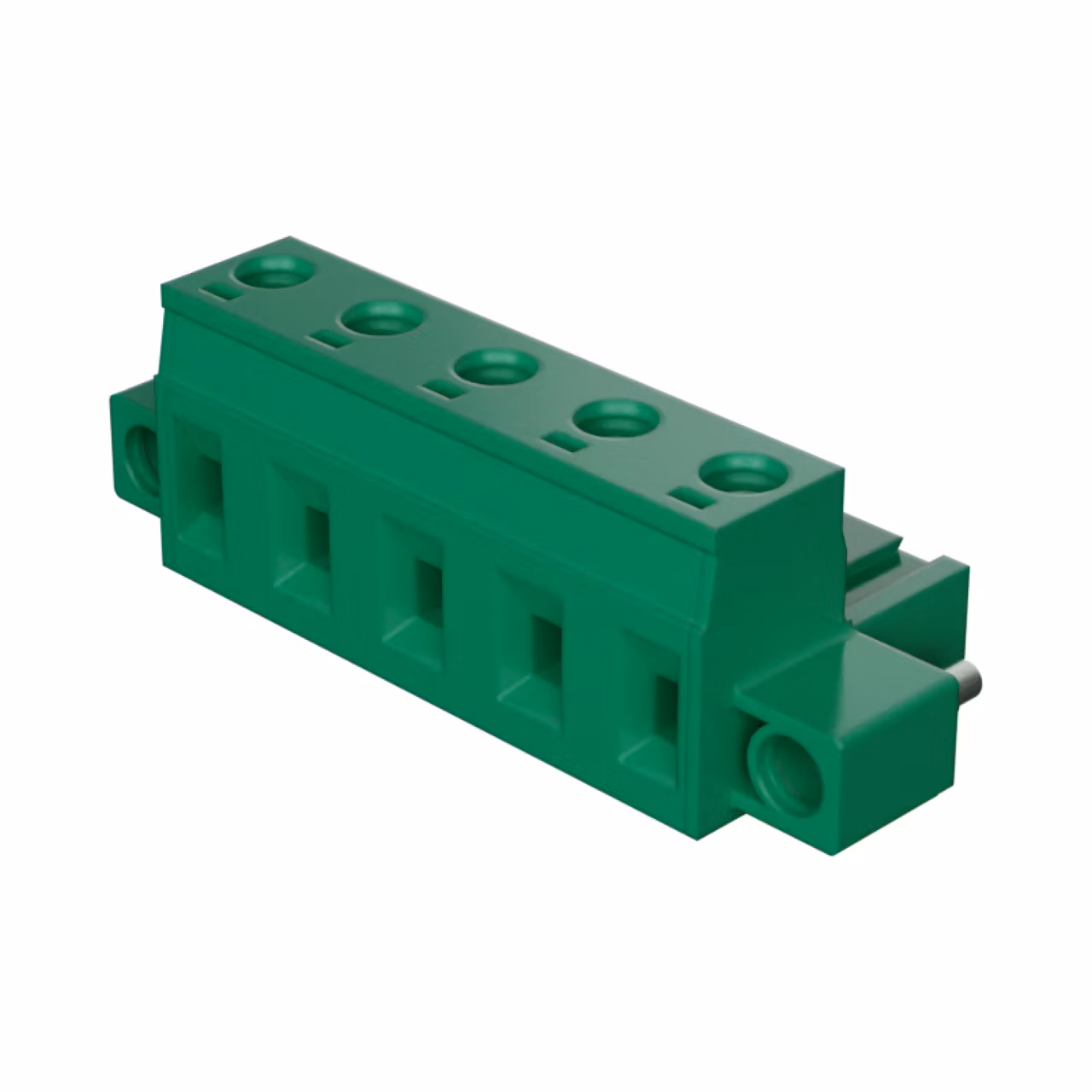 7.62mm Pitch Eurostyle Horizontal Plug, with Retention Screws, 5 Circuits for sale