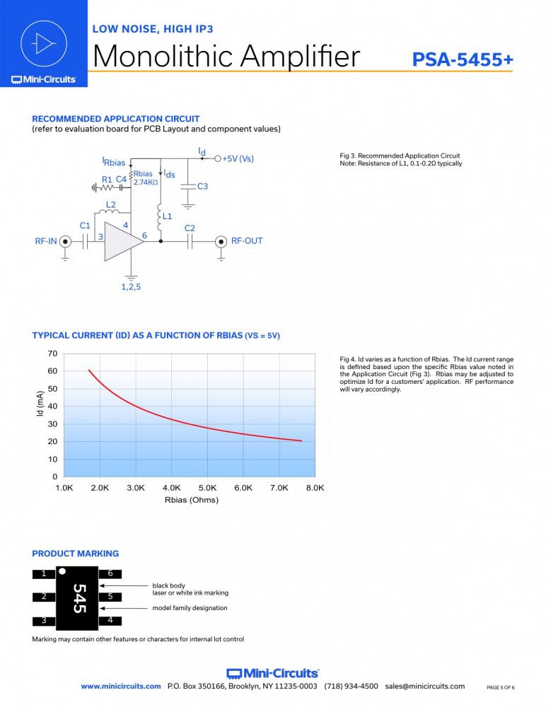 PSA-5455+ datasheet page 5