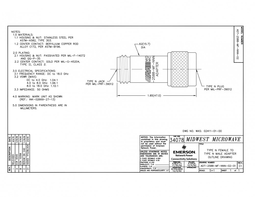 ADT-2588-MF-NNN-02 outline drawing