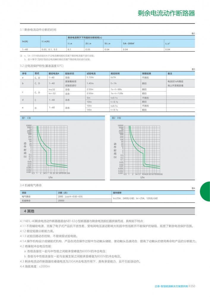 CHINT NB1L-40 technical document page 2