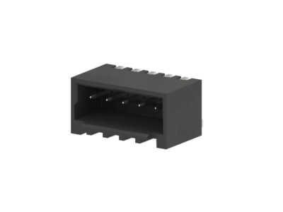 1.50mm Pitch, Pico-SPOX PCB Header, Single Row, Vertical, Surface Mount, Tin (Sn) Plating, Friction Lock, 5 Circuits, Tape and Reel, with Cap, Black