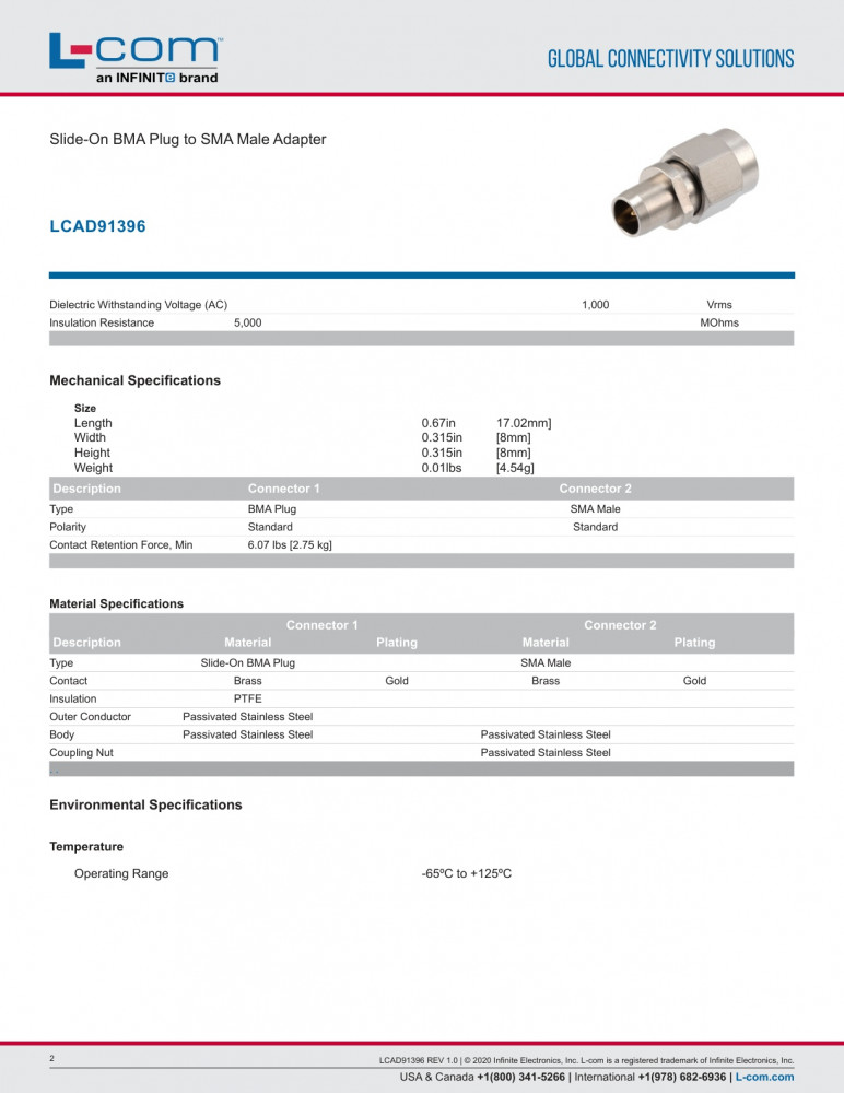 LCAD91396 product document page 2