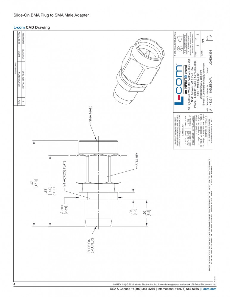 LCAD91396 mechanical drawing