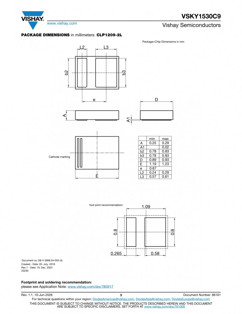 VSKY1530C9 datasheet page 3