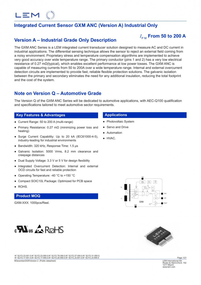 GXM ANC document page 1
