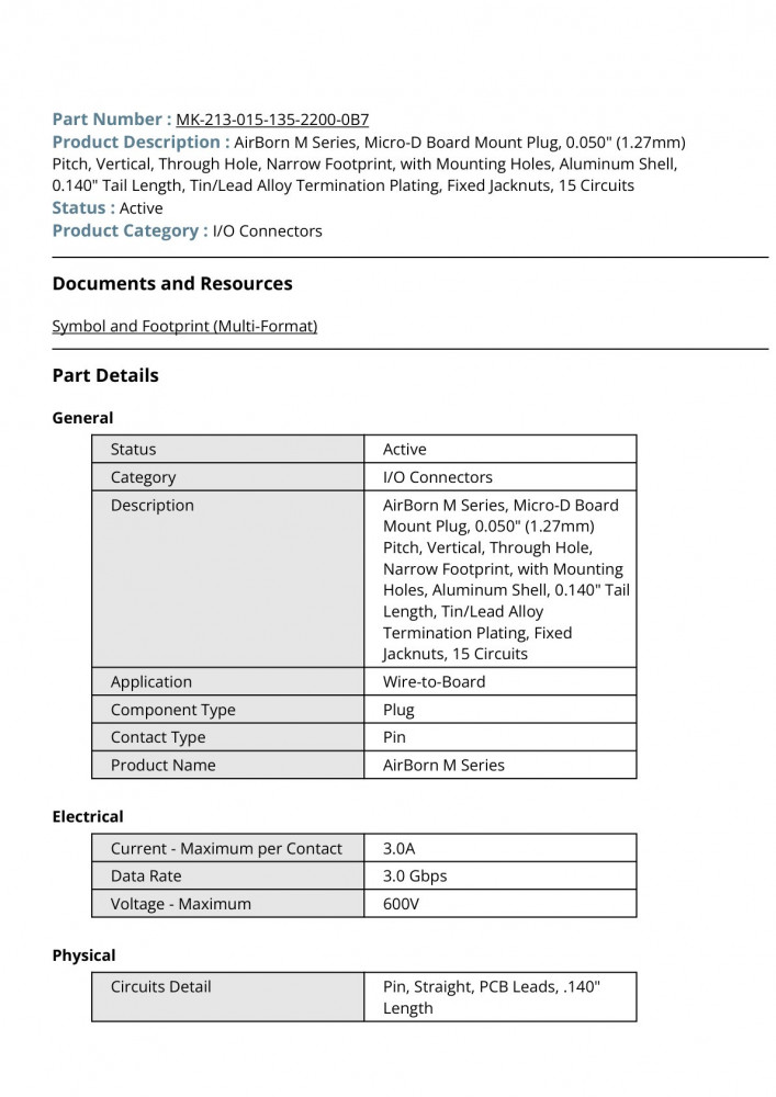 Product documentation page 1