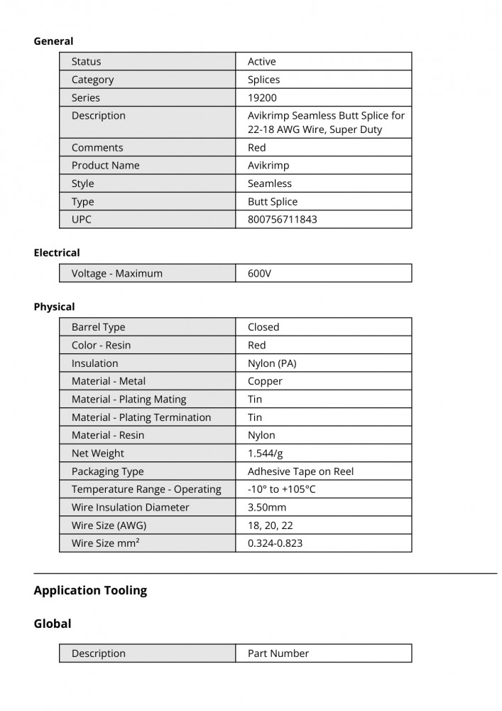 MOLEX 192000022 technical document page 2