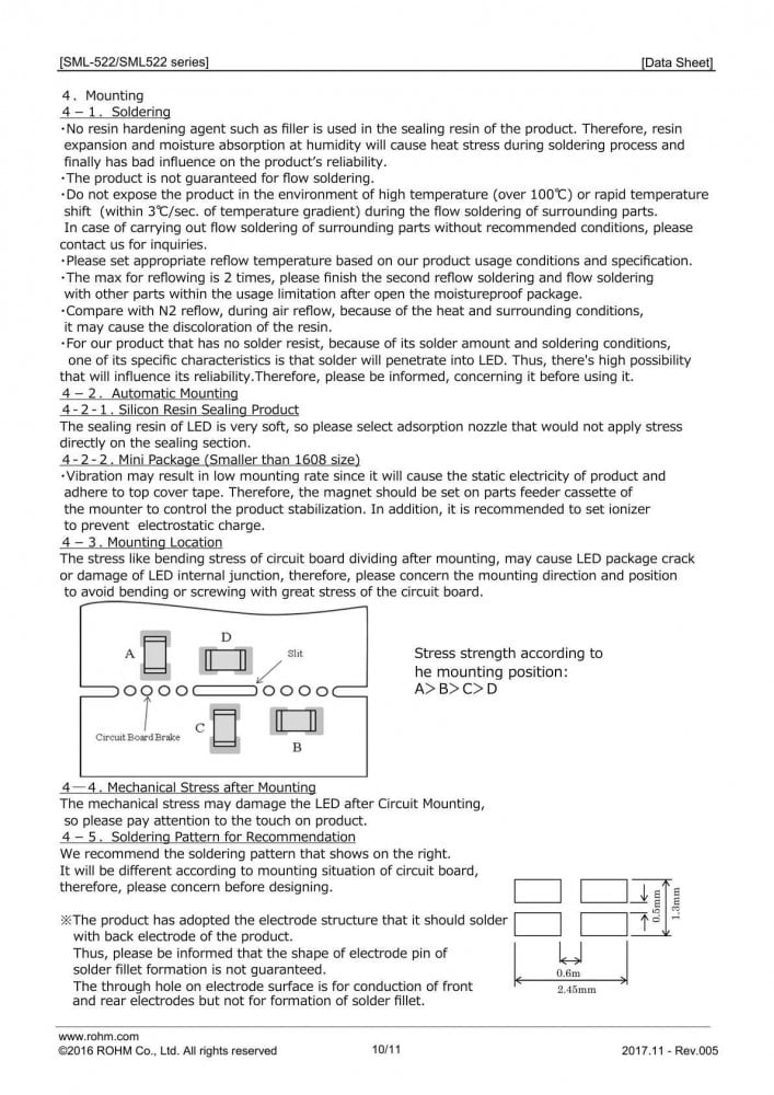 ROHM SML-522MUWT86QR document page 10