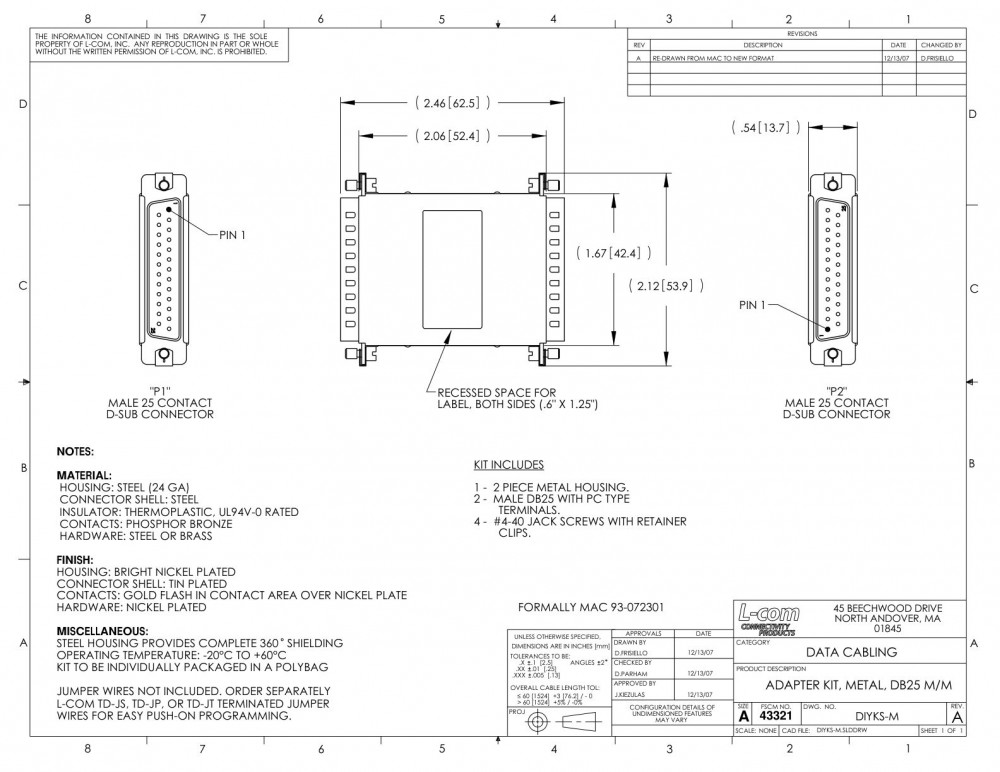 L-com DIYKS-M technical document preview