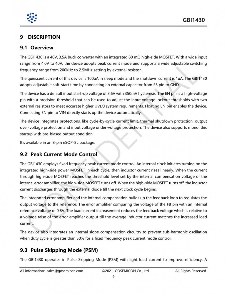 GBI1430SMAR datasheet page 9