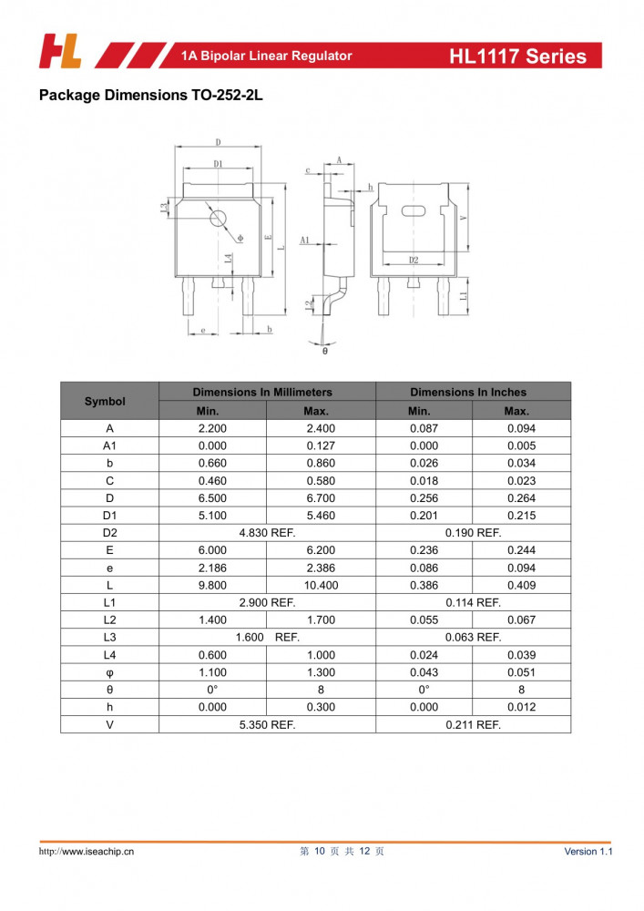 HL1117 datasheet page 10