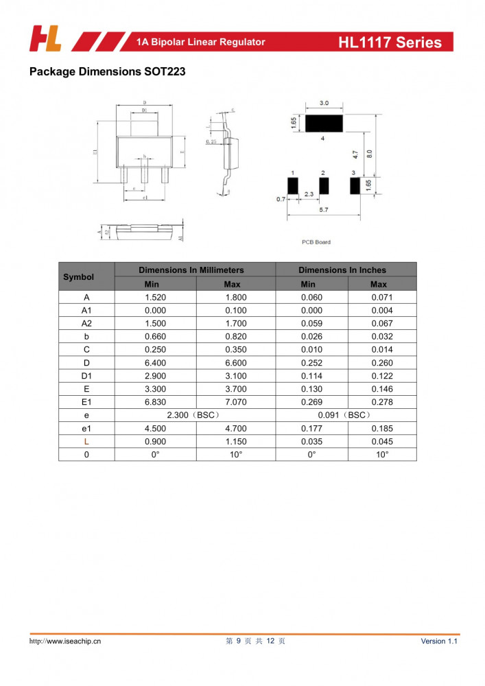 HL1117 datasheet page 9