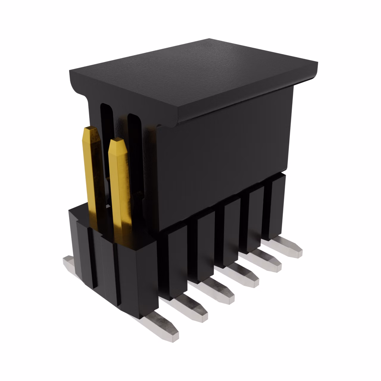 Slim-Grid Header, 12 Circuits, Surface Mount, Vertical, Unshrouded, 0.76µm Select Gold (Au) Plated, with Pick-and-Place Cap, Tube, Lead-Free for sale