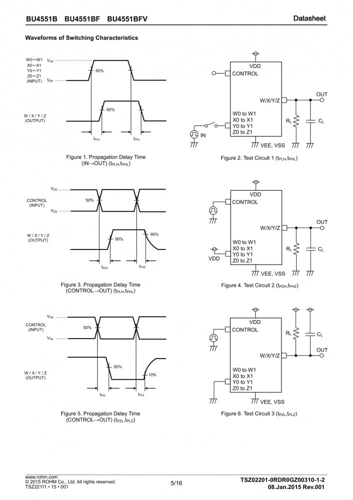 BU4551BF-E2 datasheet page 5
