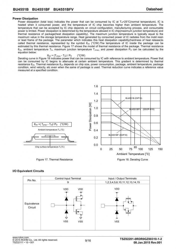 BU4551BF-E2 datasheet page 9