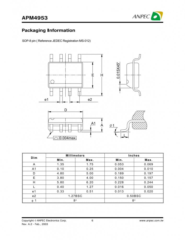 APM4953KC-TRG datasheet page 6