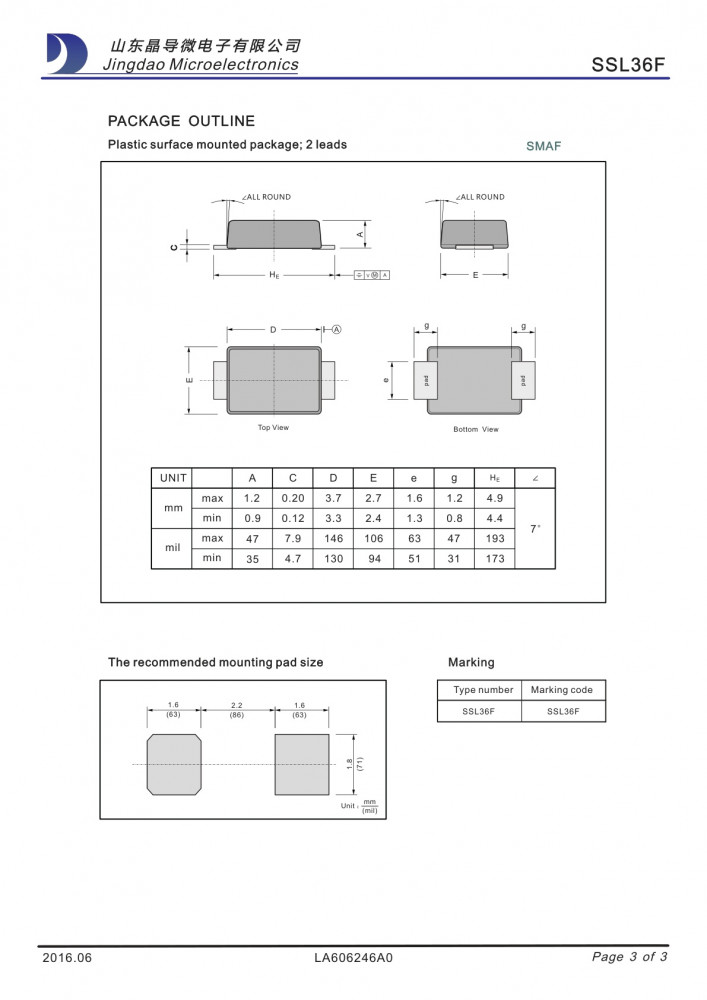 SSL36F datasheet page 3