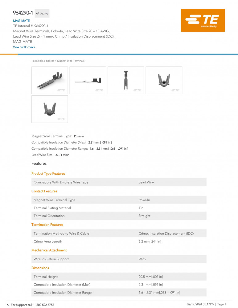 964290-1 technical document page 1