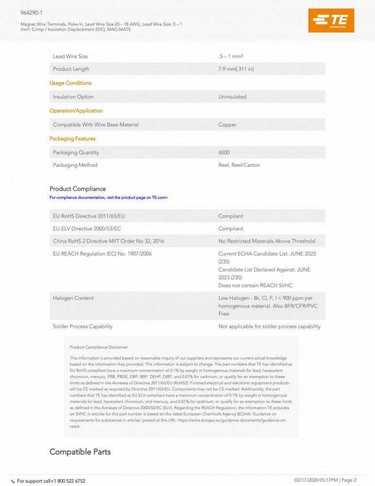 964290-1 technical document page 2
