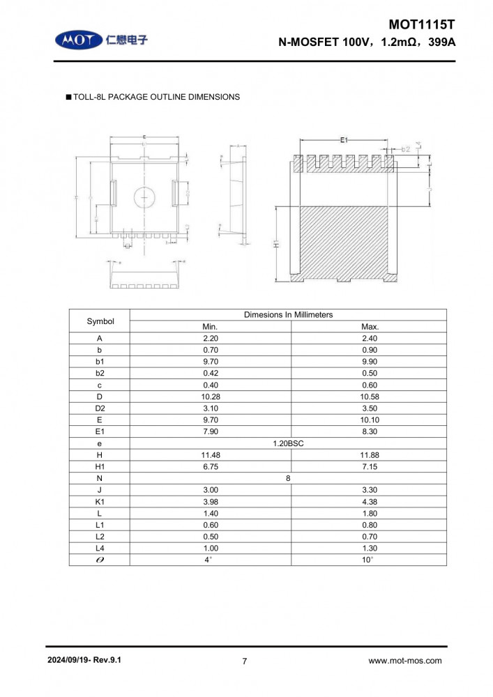 MOT1115T datasheet page 7
