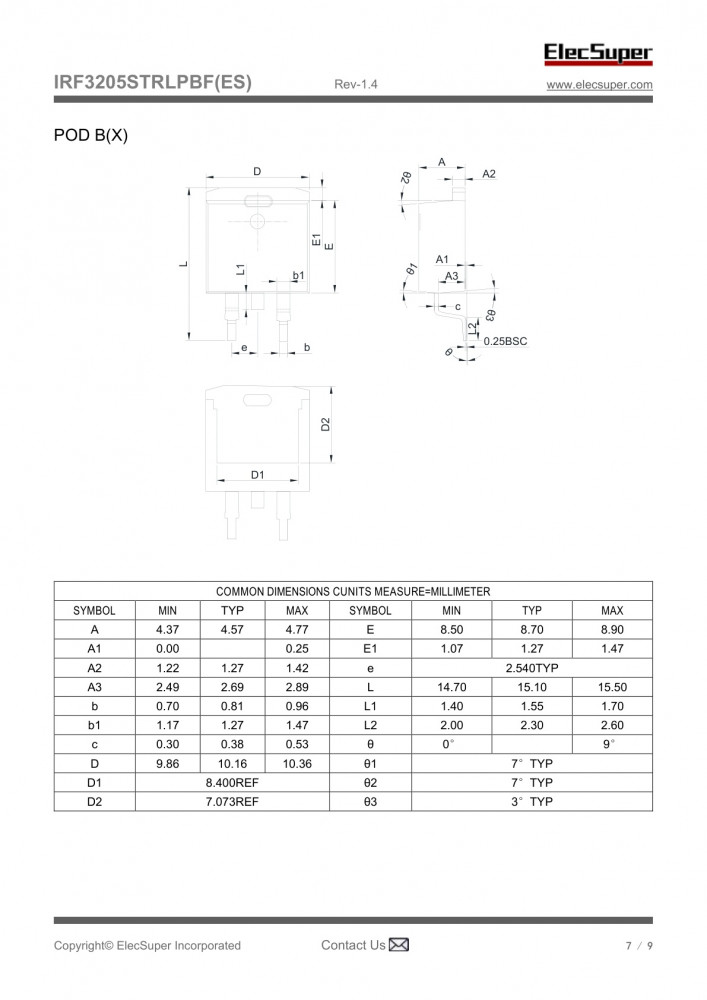 IRF3205STRLPBF(ES) datasheet page 7