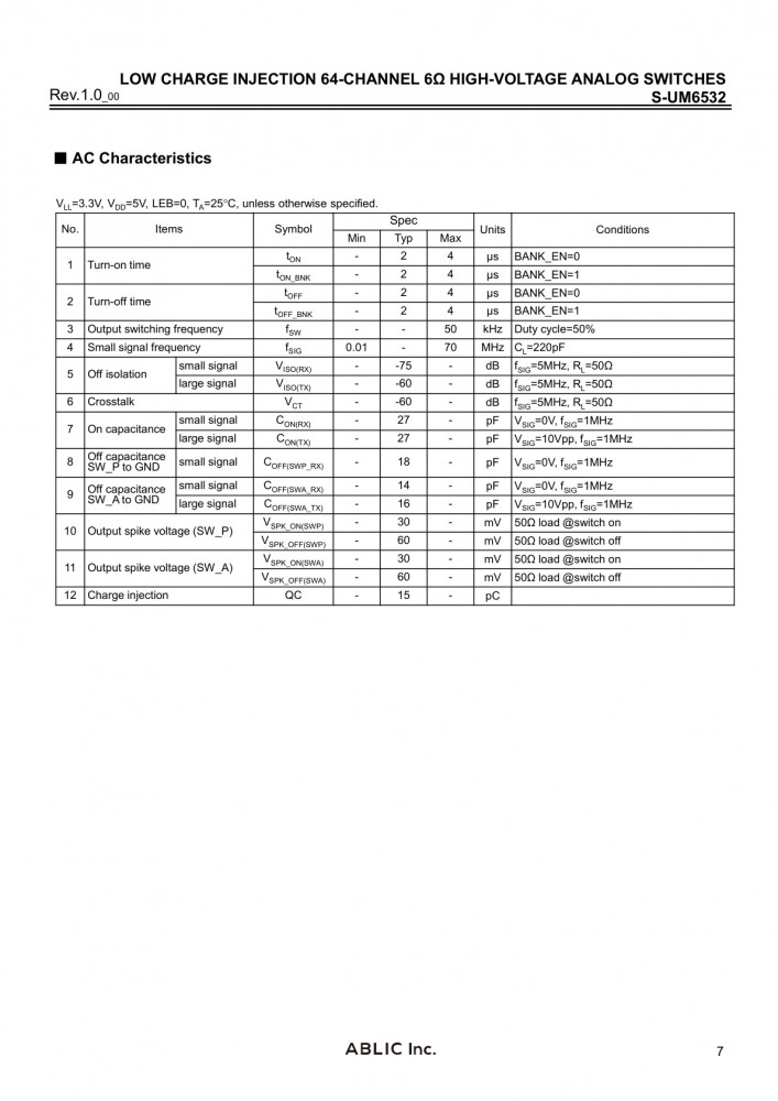 S-UM6532 datasheet page 7