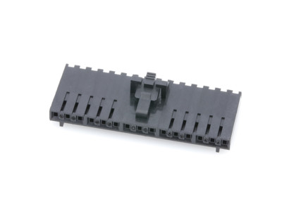 SL Crimp Housing, Single Row, Version G, Positive Latch, 25 Circuits, Black