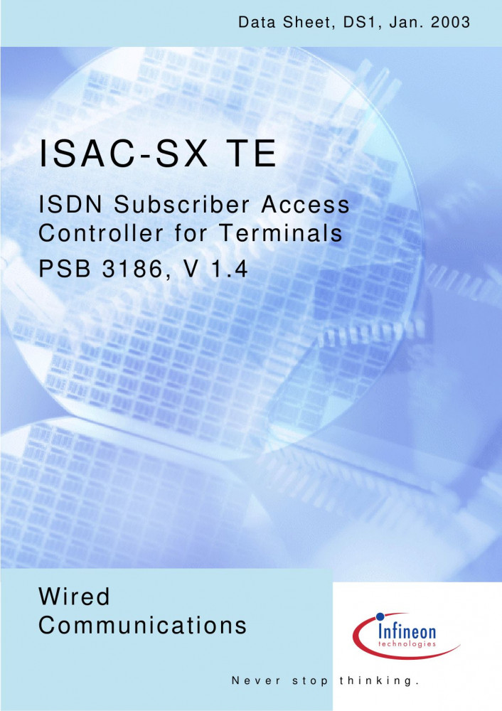 PSB3186F datasheet page 1