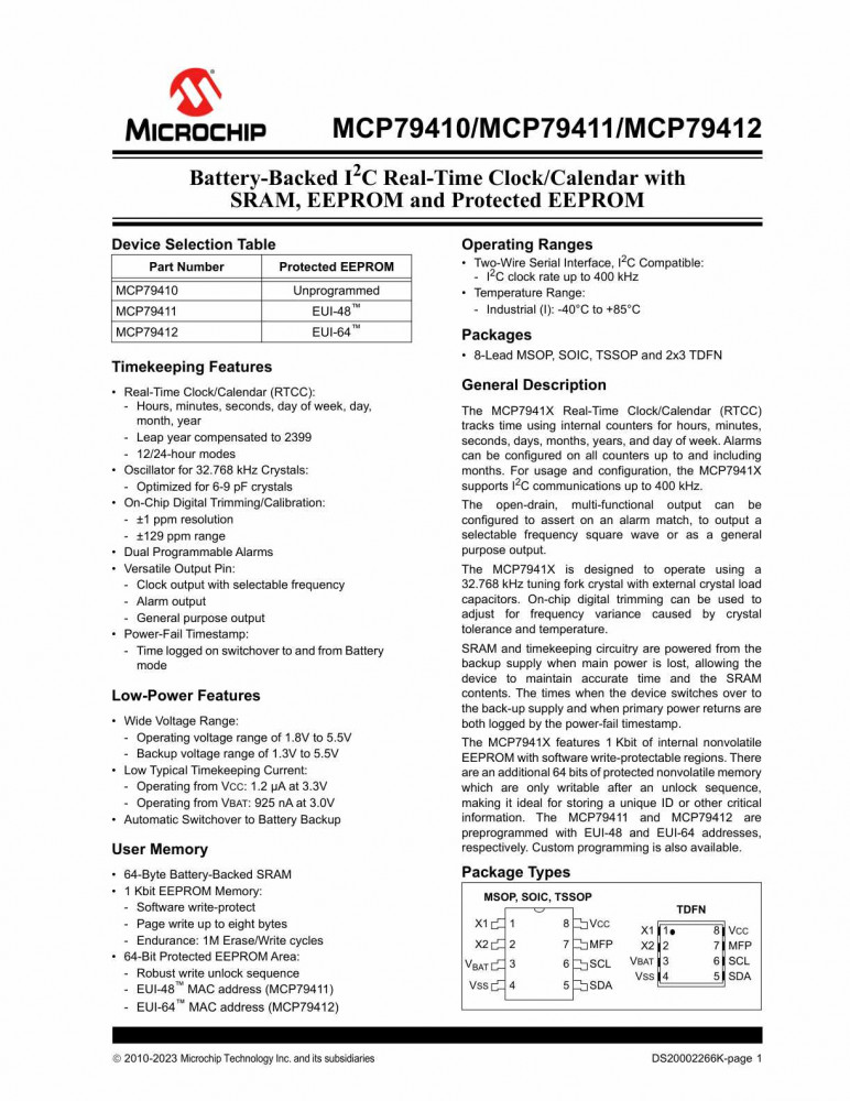MCP79412 document page 1