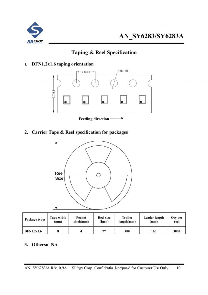 SY6283ADRC datasheet page 10