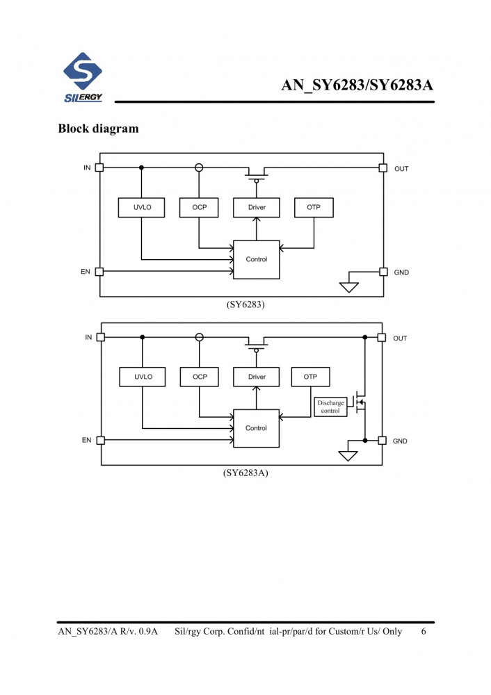 SY6283ADRC datasheet page 6