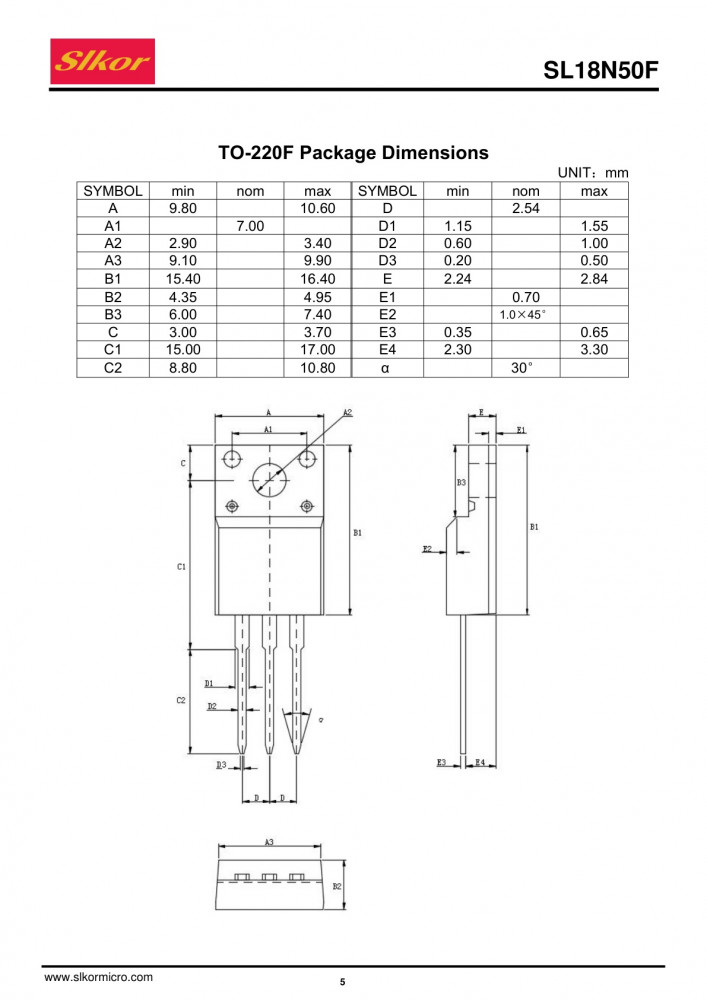 SL18N50F datasheet page 5