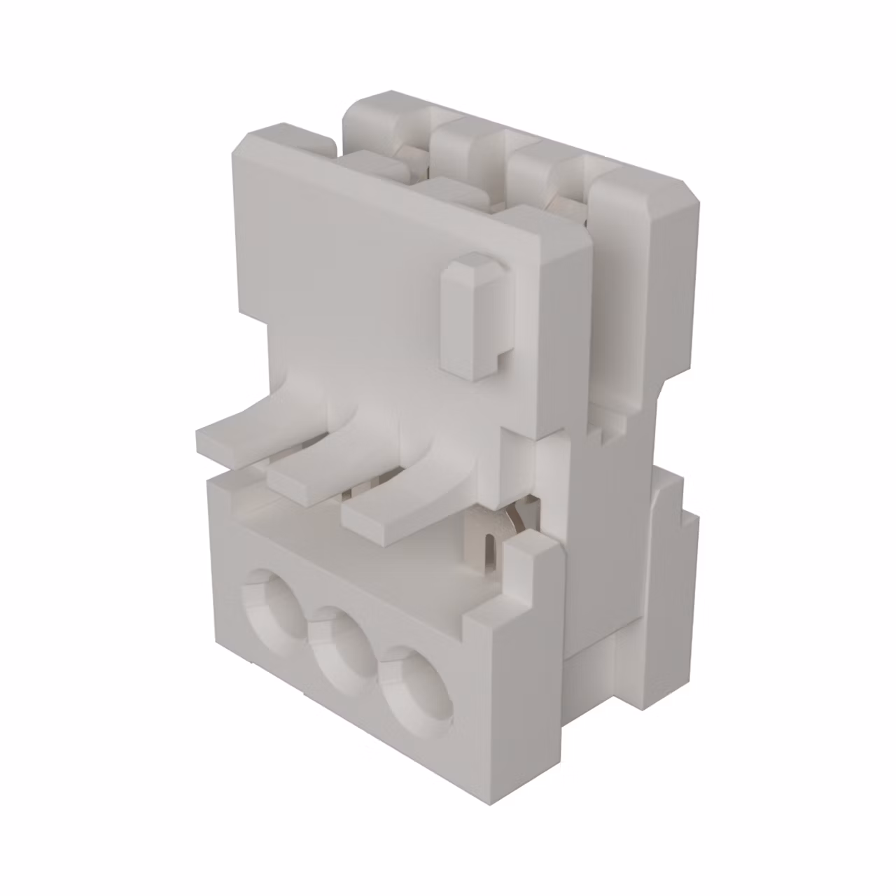 Appli-Mate RAST 2.5 Female Connector, 5.00mm Pitch, 2 Circuits, Position A, B and C Removed, Open Endwalls, with Blue Stripe for sale