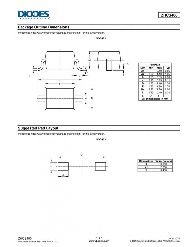 ZHCS400TA datasheet page 5