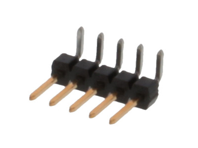 C-Grid III PCB Header, 2.54mm Pitch, Through Hole, Single Row, Right-Angle, 5 Circuits, 0.38µm Gold (Au) Plating for sale