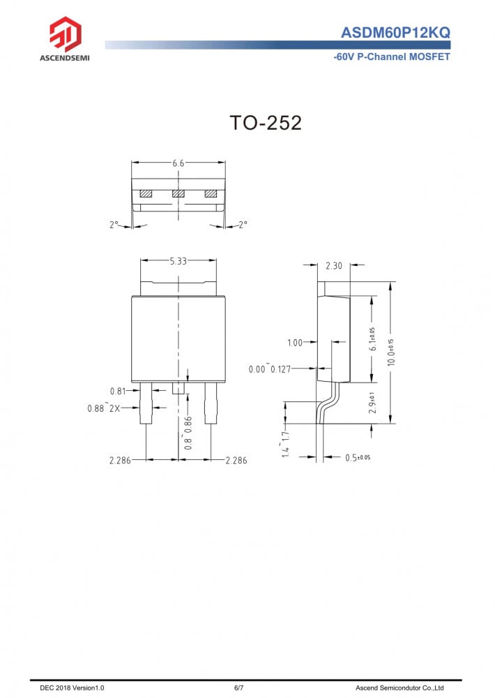 ASDM60P12KQ-R datasheet page 6