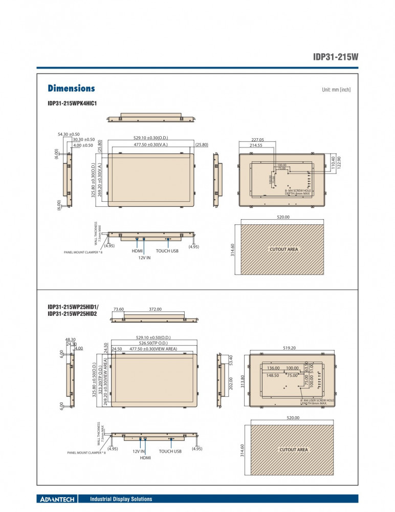 IDP31-215W technical document, page image 3