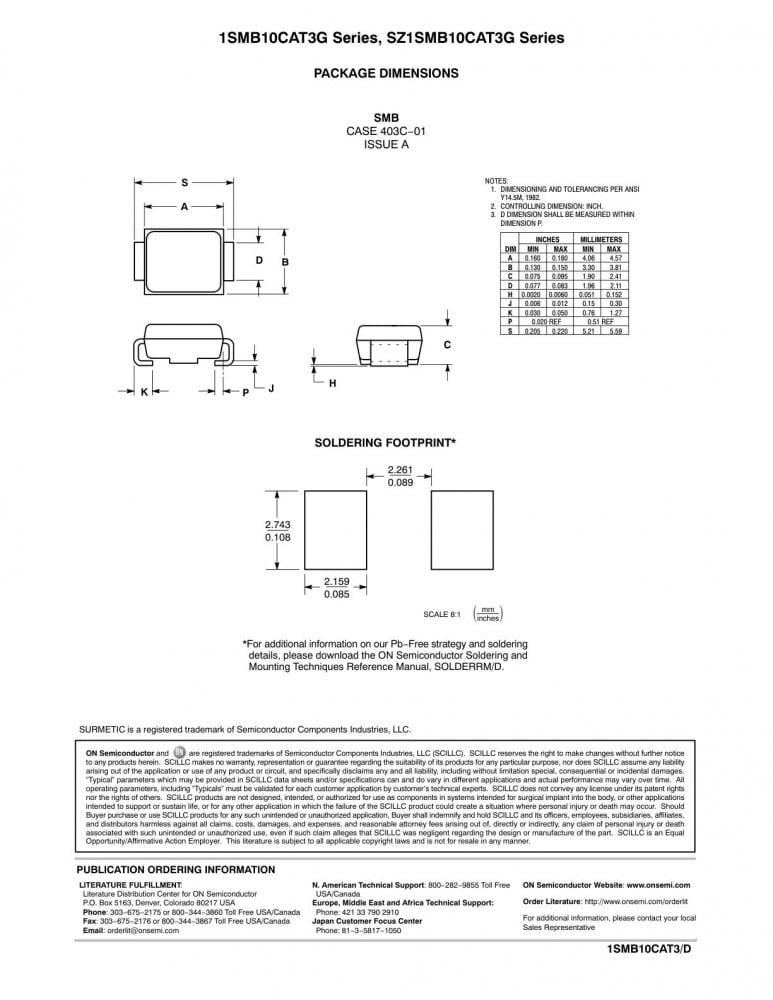 1SMB20CAT3G datasheet page 7