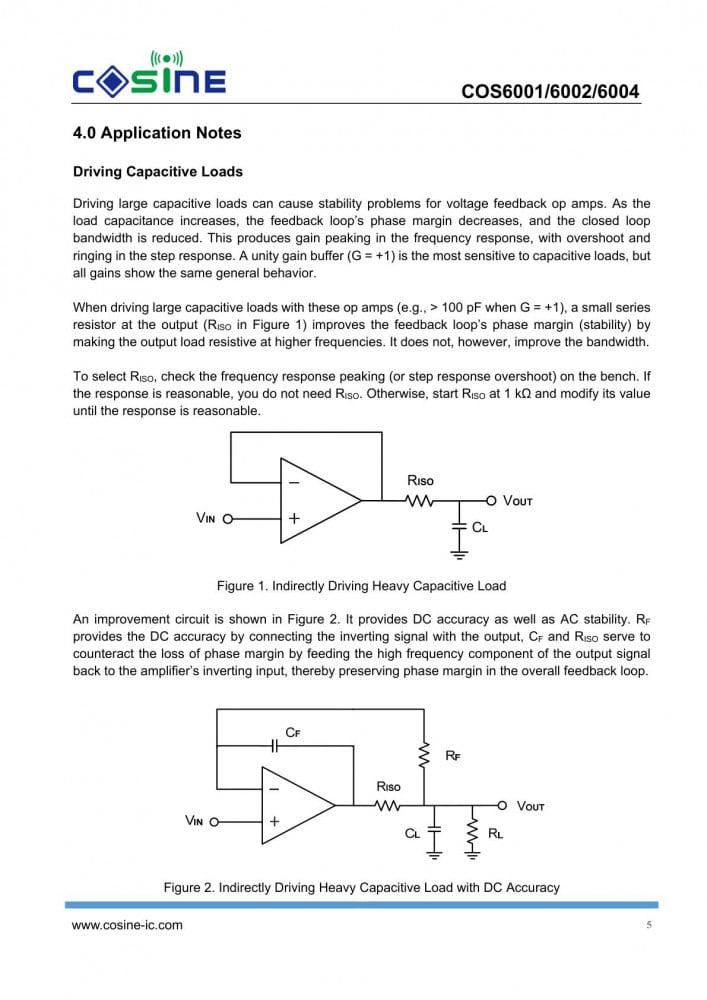 COS6004TR datasheet page 5